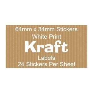 Go Green with Eco-Friendly Kraft White Printing Labels